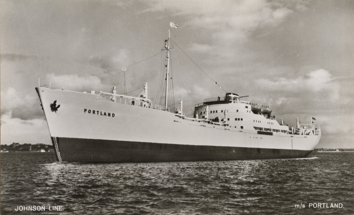 JOHNSON LINE m/s PORTLAND - Sjöhistoriska museet / DigitaltMuseum