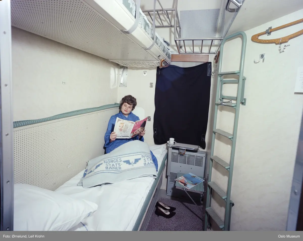 Fra en togreise med NSB. - Oslo Museum / DigitaltMuseum