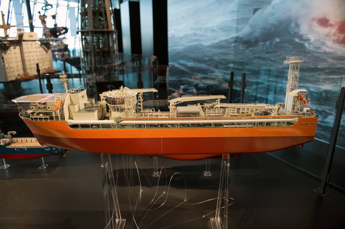 Modell Balder FPU - Norsk Oljemuseum / DigitaltMuseum