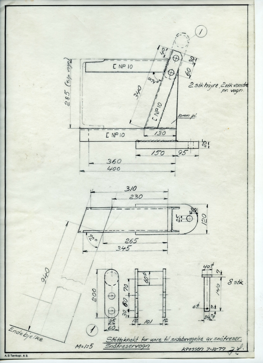 Arbeidstegning - Vest-Agder-museet / DigitaltMuseum