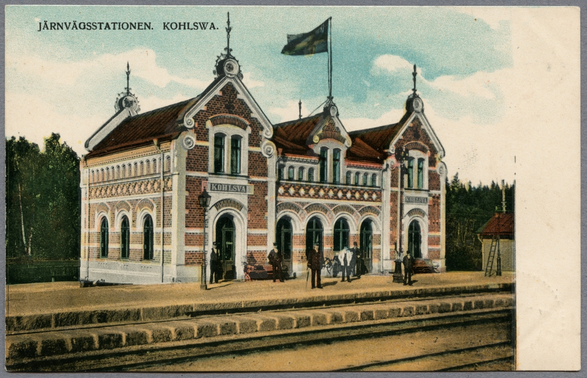 Kolsva station. - Järnvägsmuseet / DigitaltMuseum