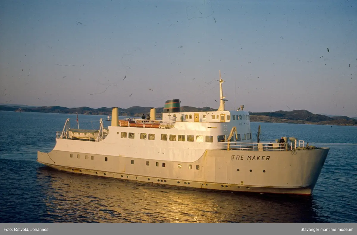 MS "Tre måker". - Stavanger maritime museum / DigitaltMuseum