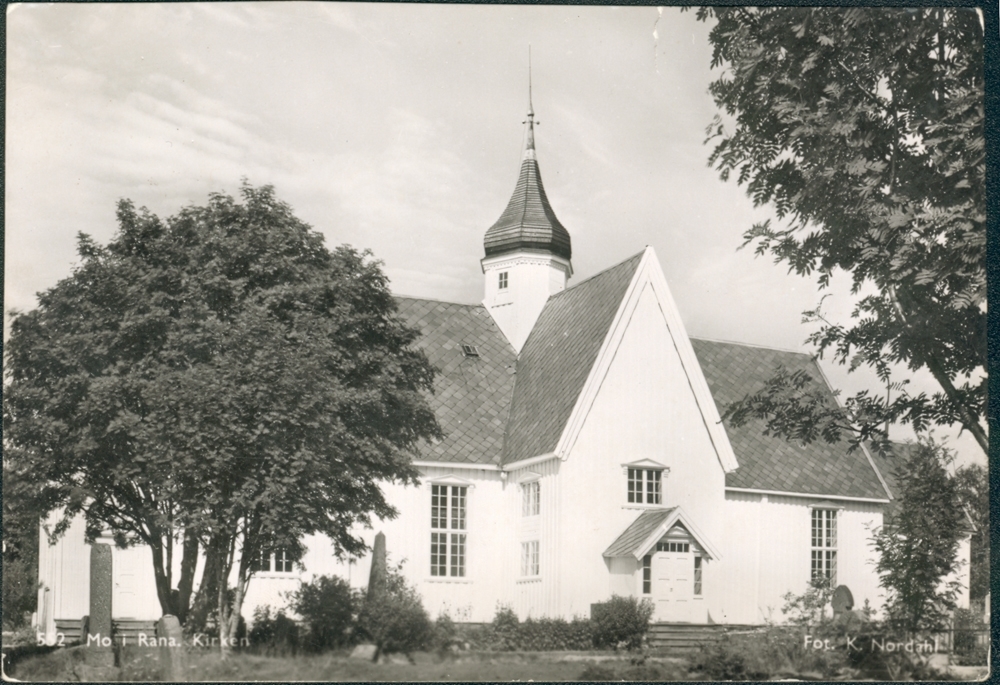 Mo i Rana. Kirken - Helgeland Museum / DigitaltMuseum